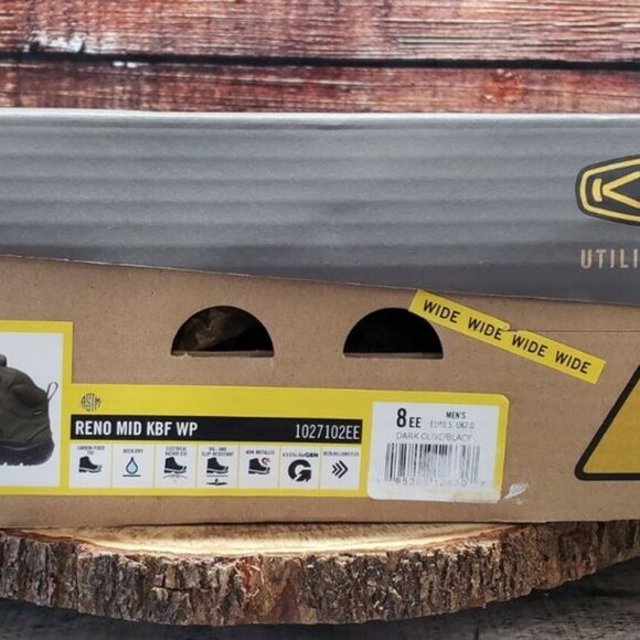 Keen | Shoes | Keen Utility Mens Size 8 Ee Reno Kbf Waterproof Carbon ...